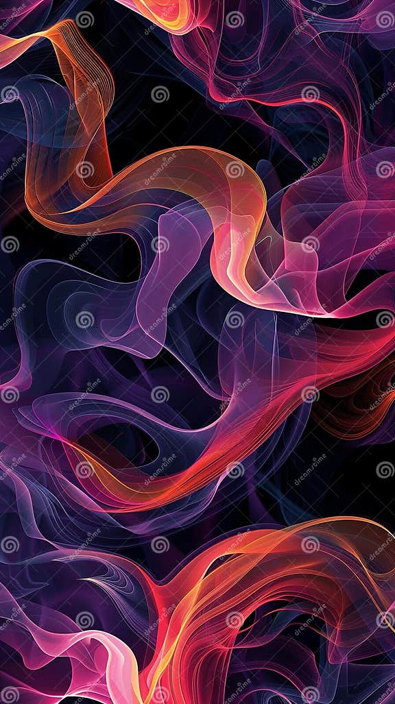 Abstract Lines and Colors Creating a Captivating Backdrop Stock ...