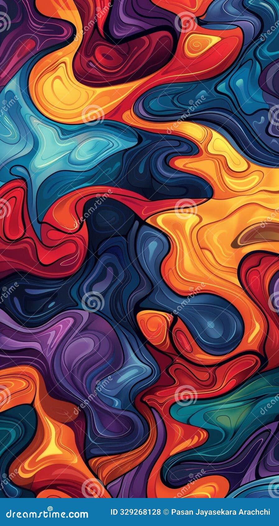 Abstract Lines and Colors Creating a Captivating Backdrop Stock ...