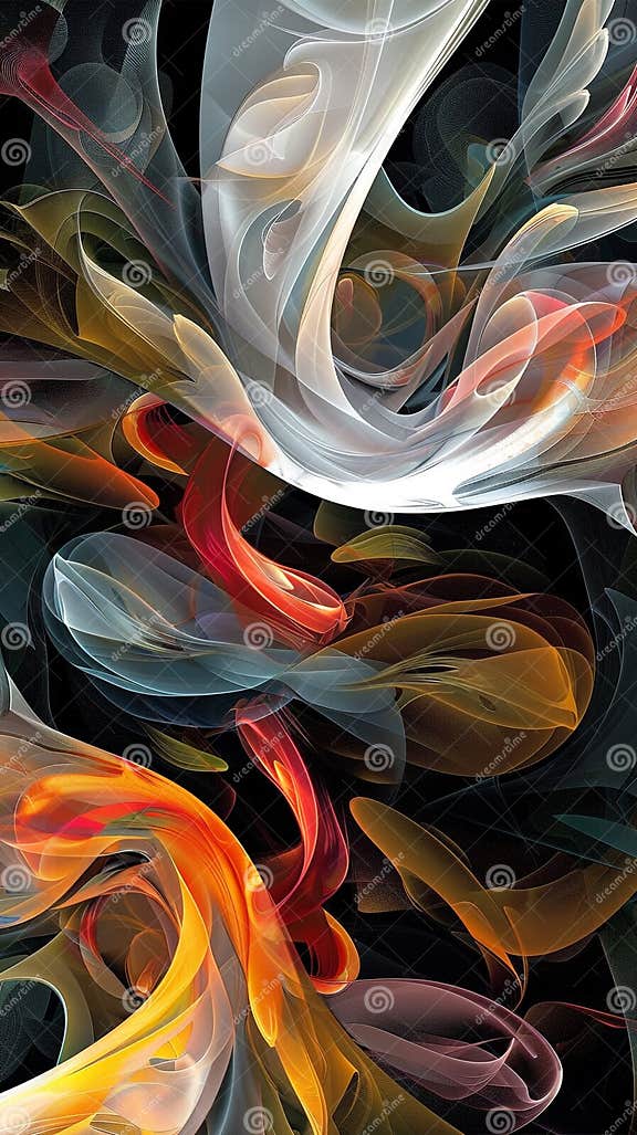 Abstract Lines and Colors Creating a Captivating Backdrop Stock ...