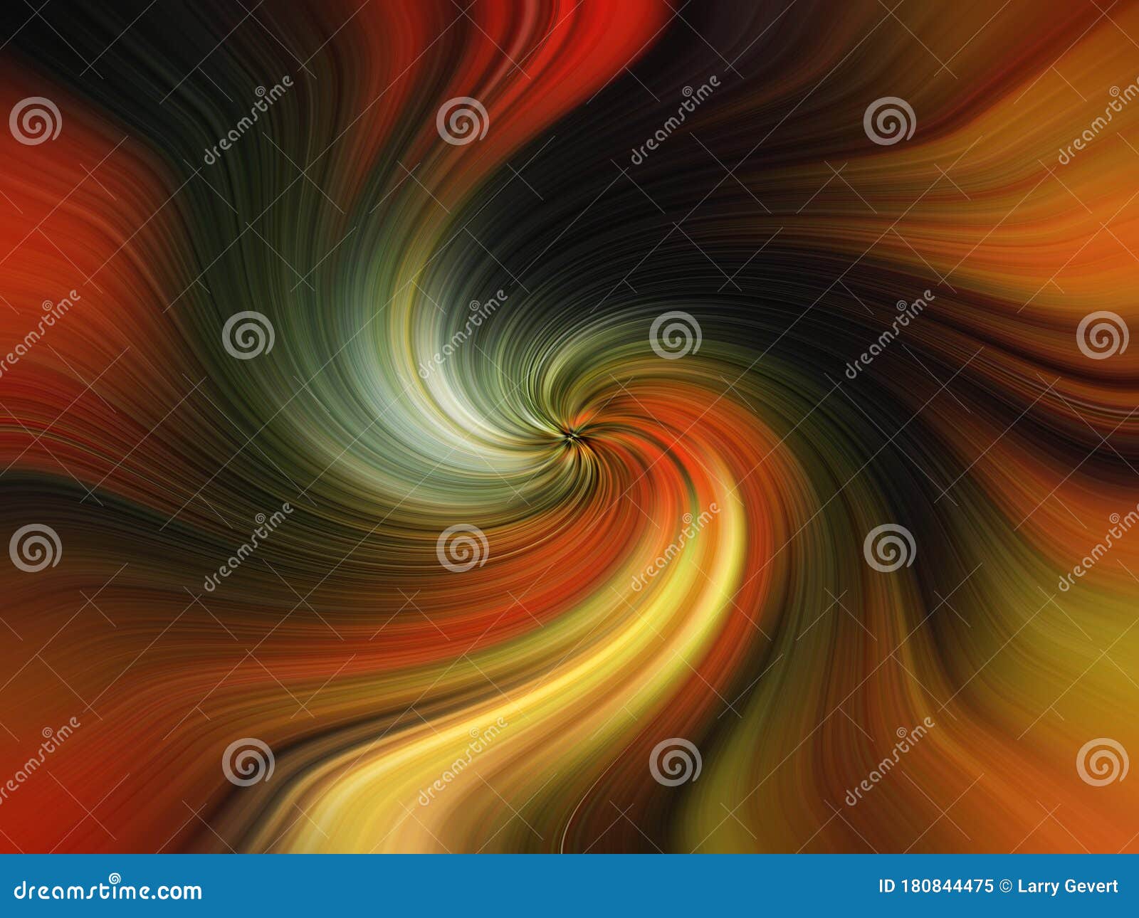 Abstract, Lines and Colors Twisting, Graphic Art Stock Illustration ...