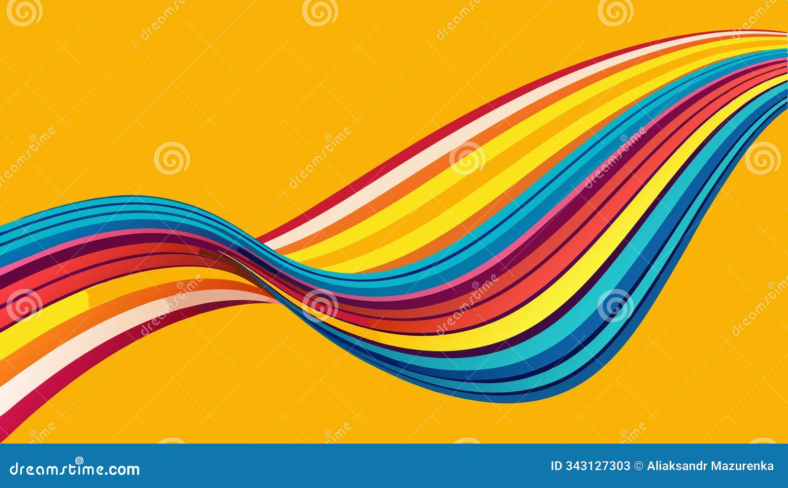 Abstract Lines Curve Stripe on Bright Background. Vector Design Stock ...