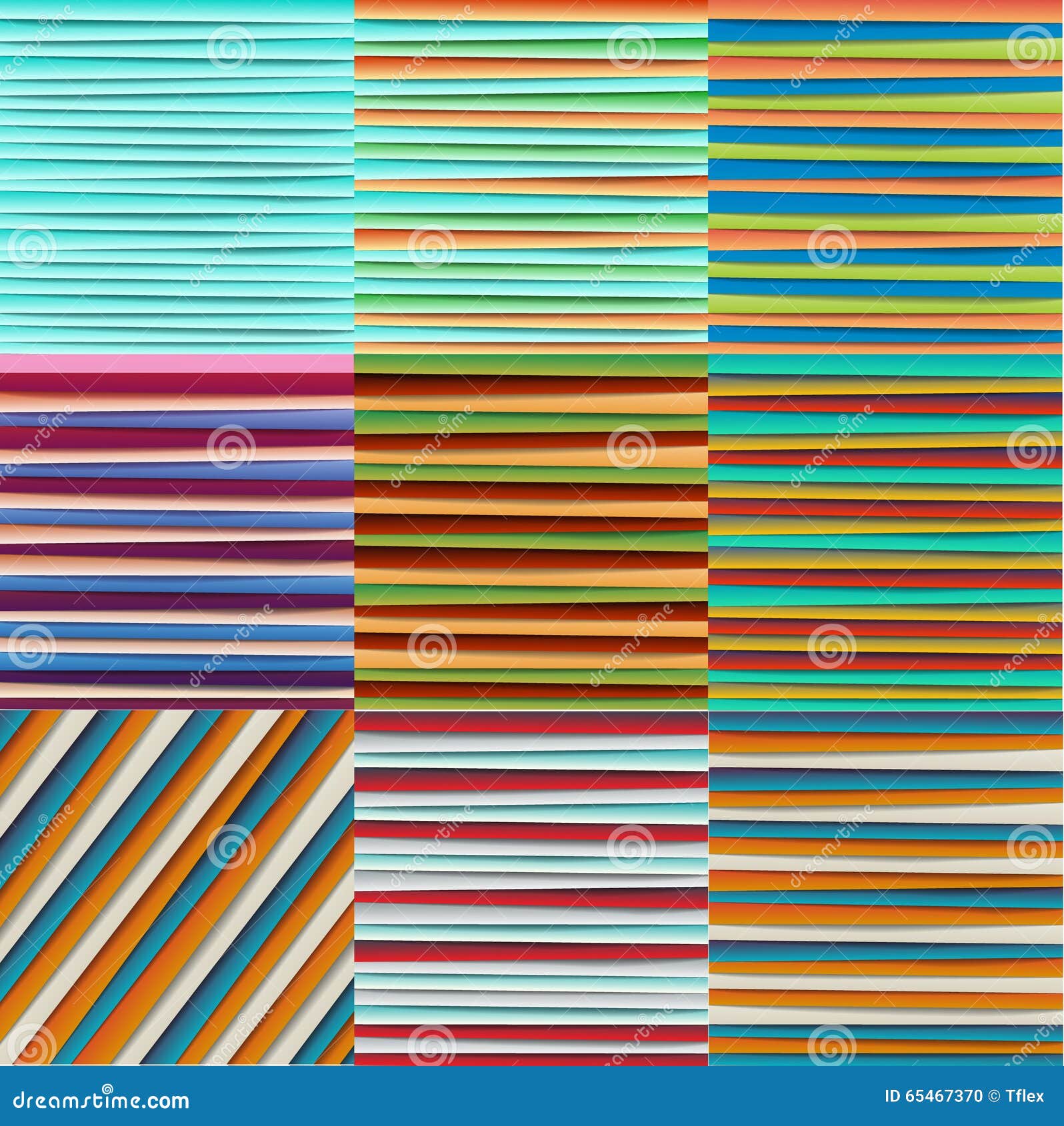 Abstract Lines Design on Color Background, Vector Illustration Stock ...