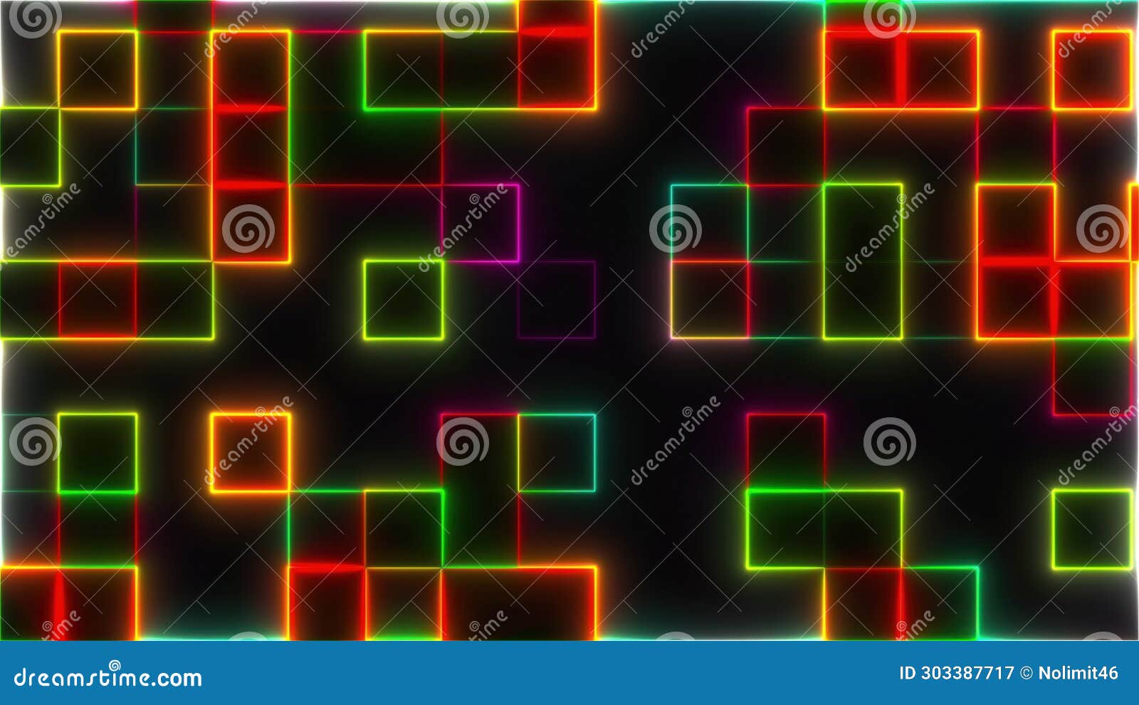 Abstract Lines Form Squares Stock Illustration - Illustration of line ...