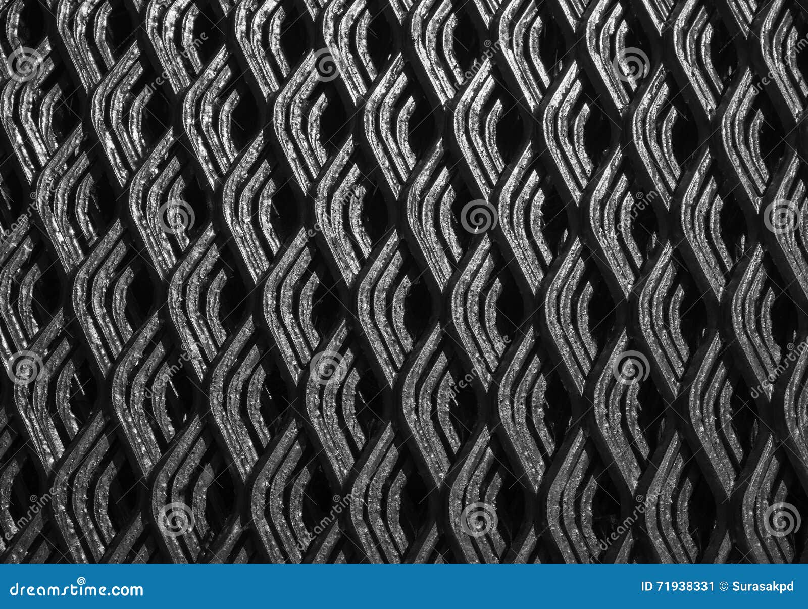 Abstract Lines of Industrial Metal Mesh Pattern. Stock Image - Image of ...