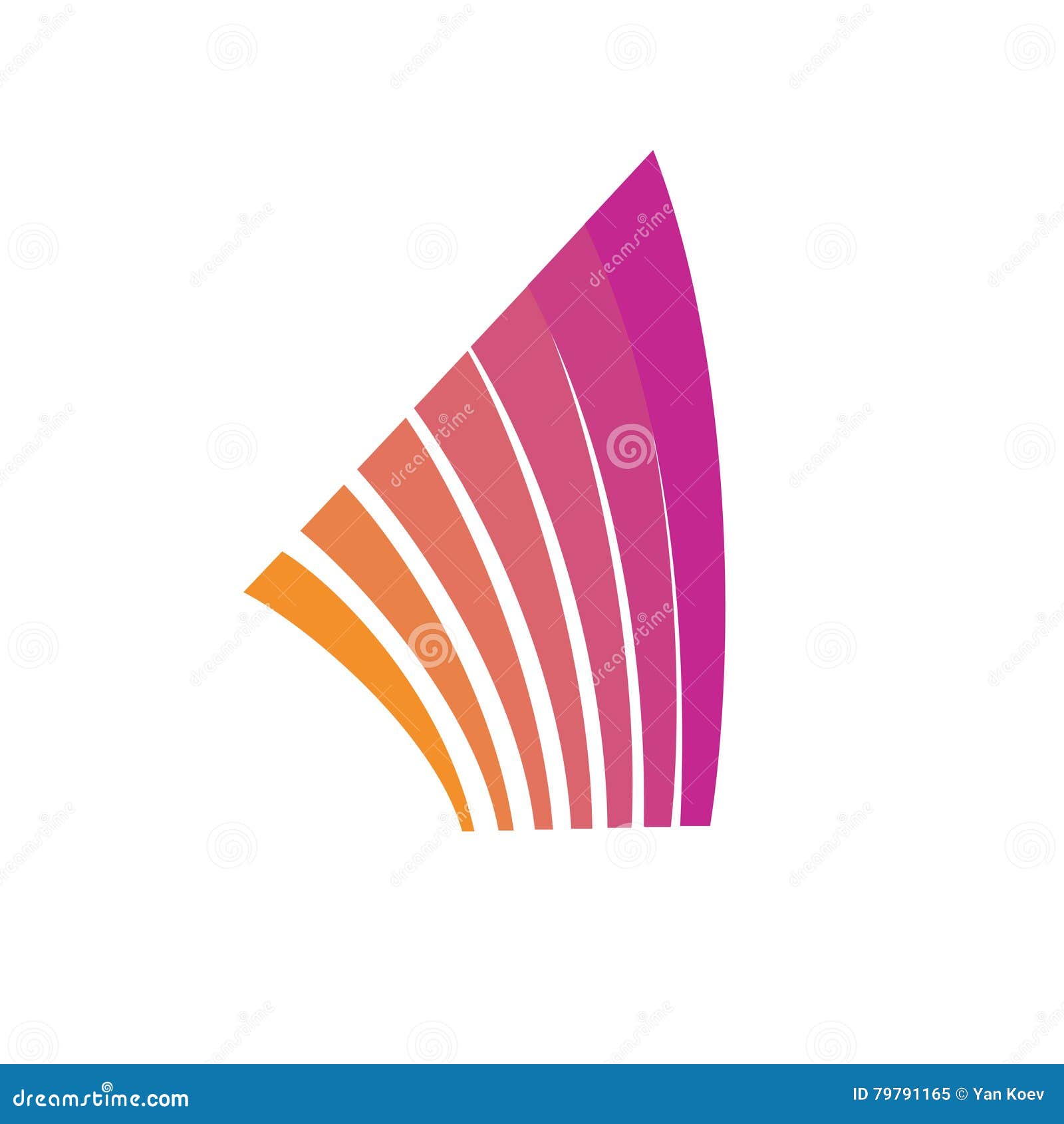 Abstract Lines Logo Template. Architecture Element Stock Vector ...