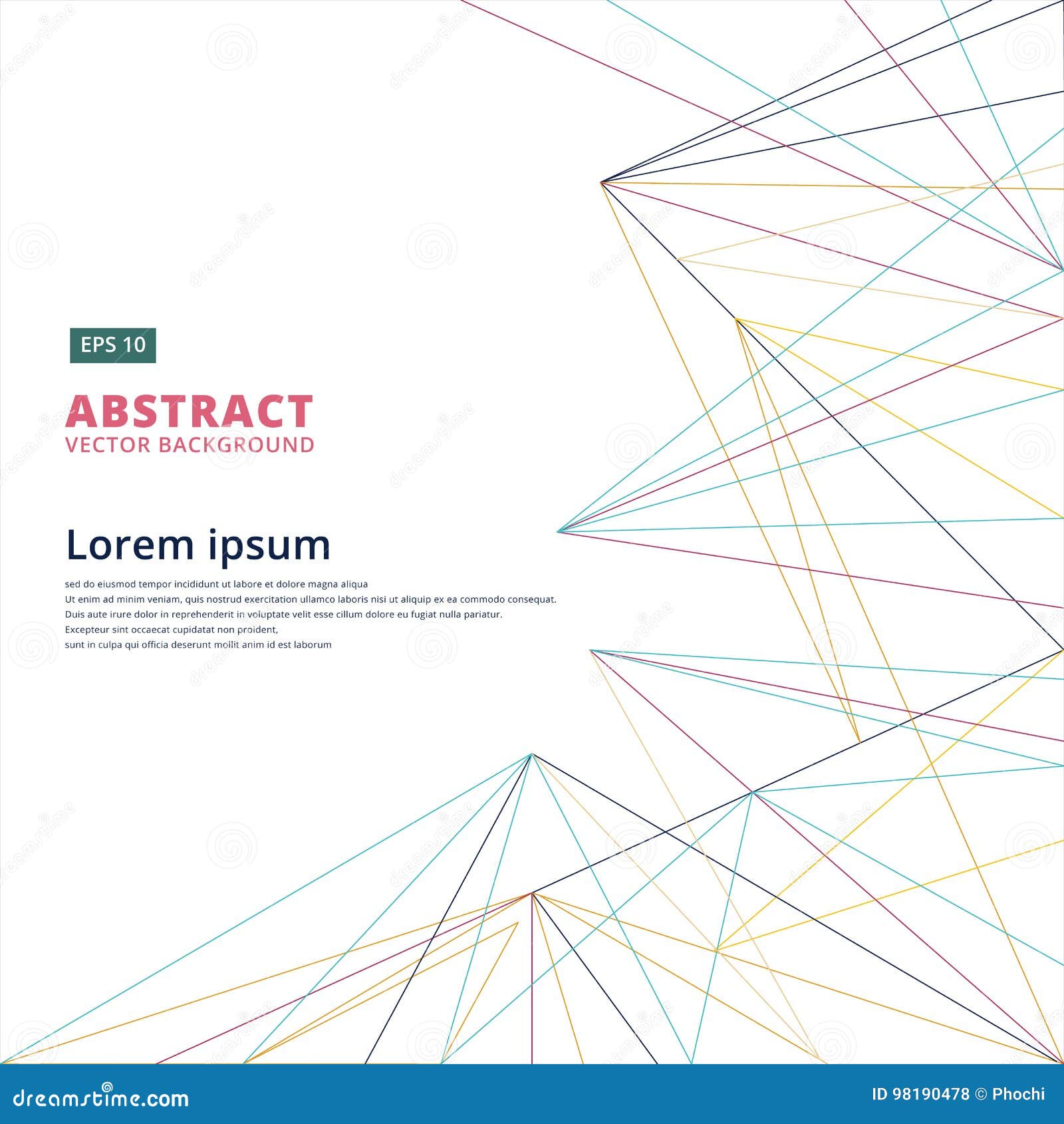 Abstract Lines Modern Technology Design for Internet Communication and ...