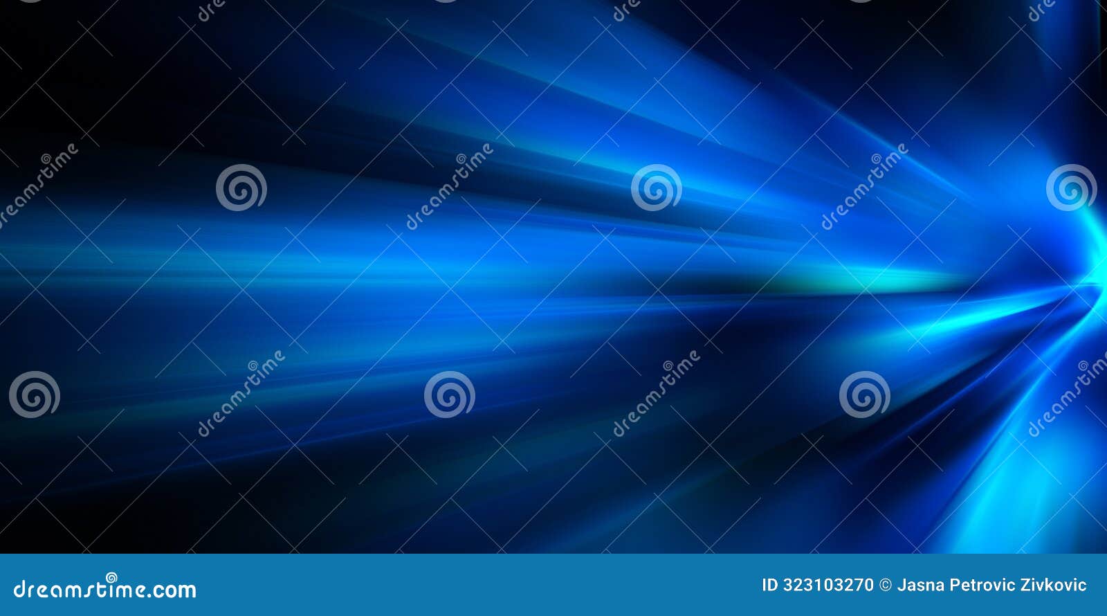 Abstract Lines.Neon Lines of Speed and Fast Wind. Effect of Moving at ...