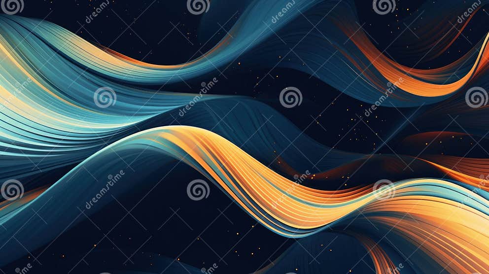 Abstract Lines and Patterns Morphing Stock Illustration - Illustration ...