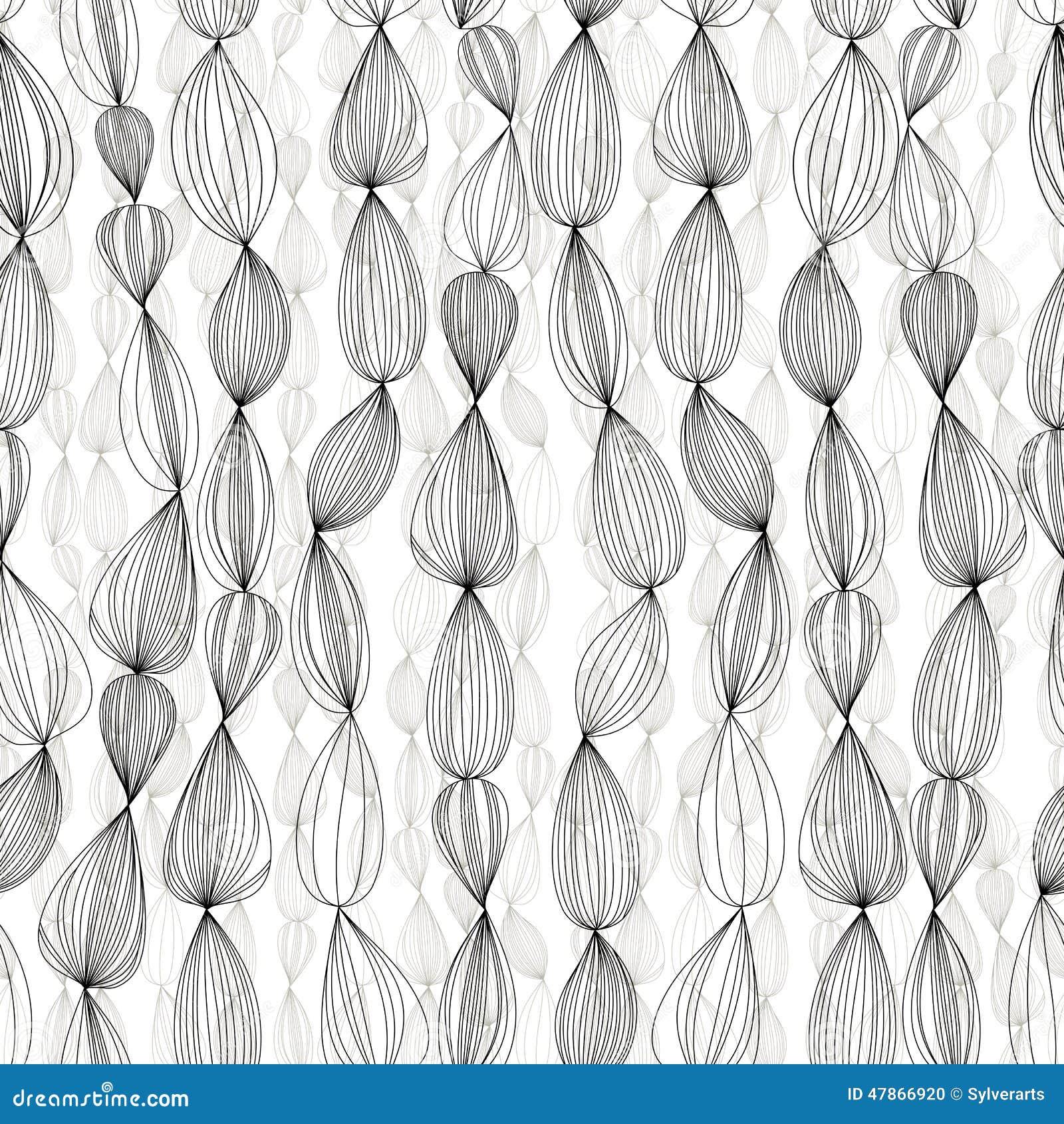 Abstract Lines Seamless Pattern. Stock Vector - Illustration of antique ...