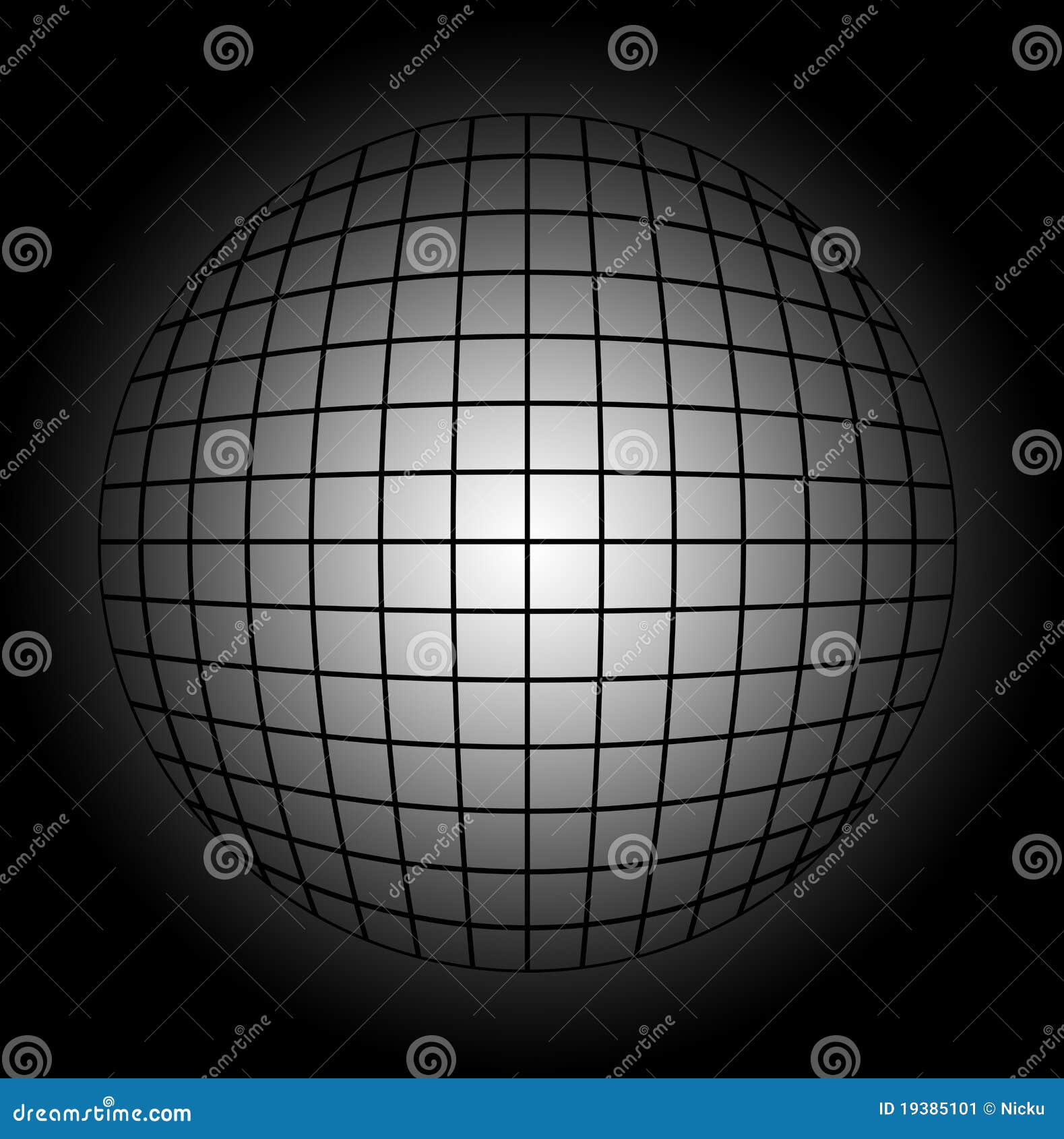 Abstract Lines Sphere Illustration Stock Illustration - Illustration of ...