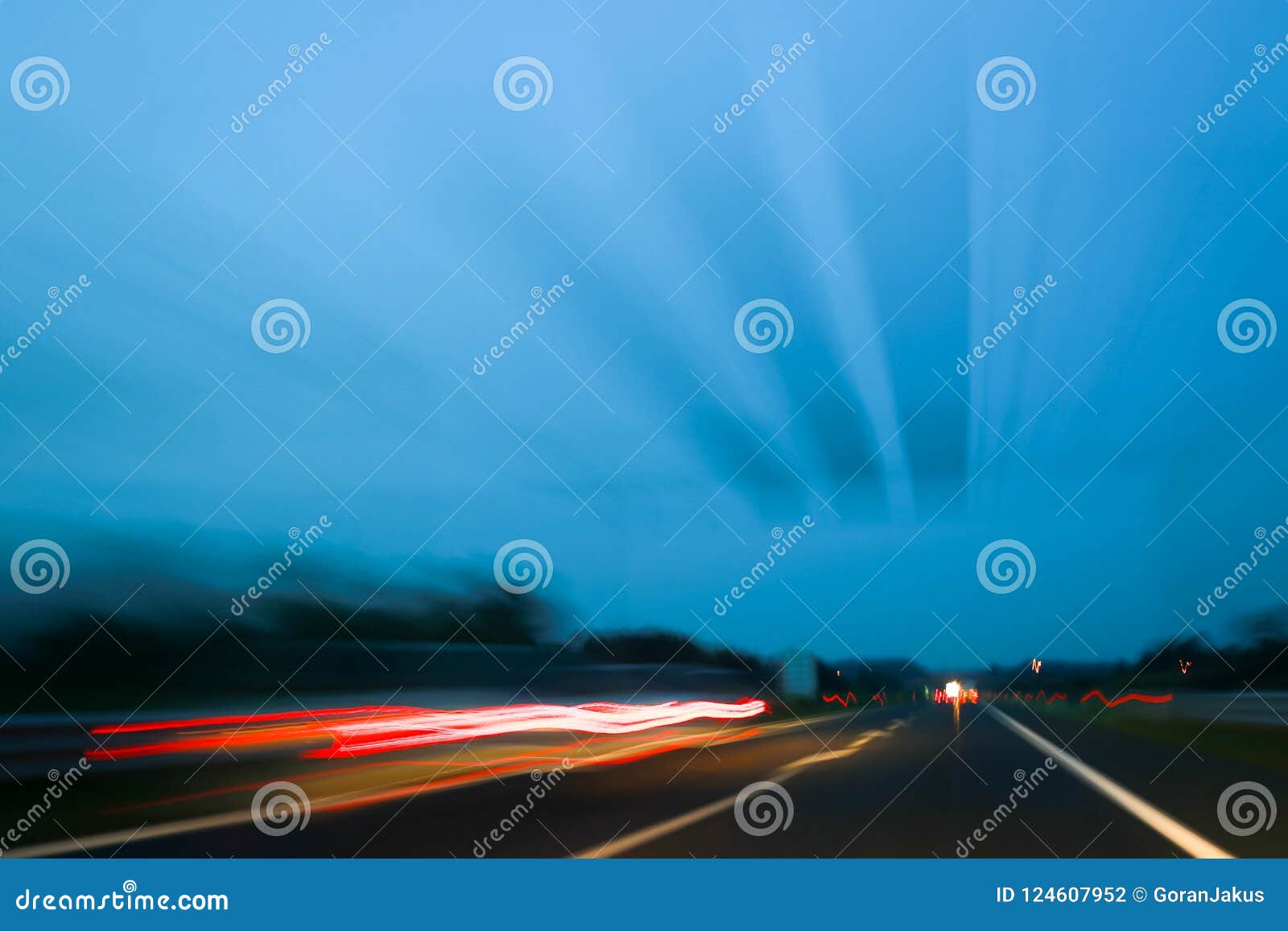 Abstract lines of traffic stock photo. Image of defocused - 124607952