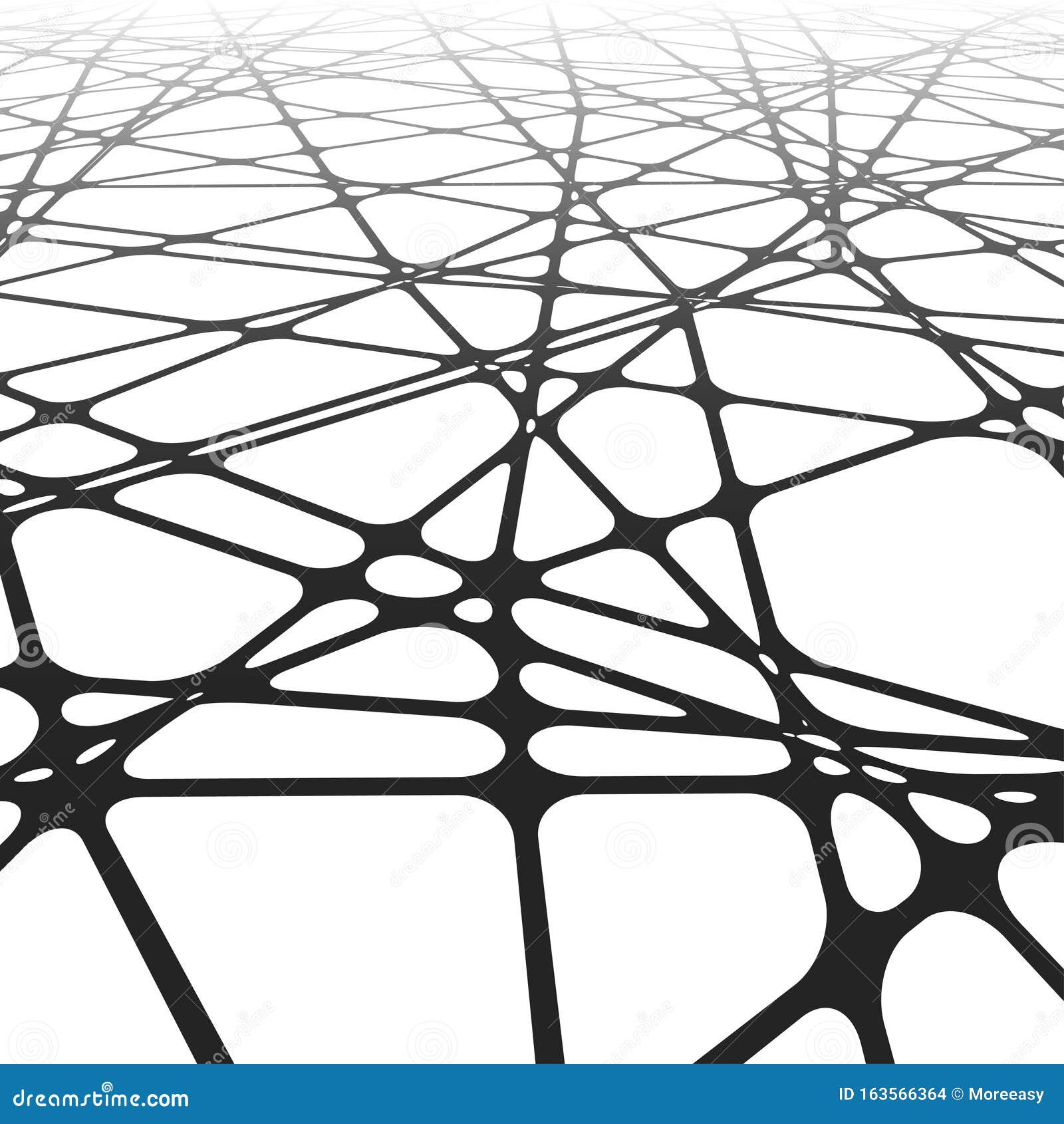 Abstract Lines Vector Background. Random Polygons with Connections ...