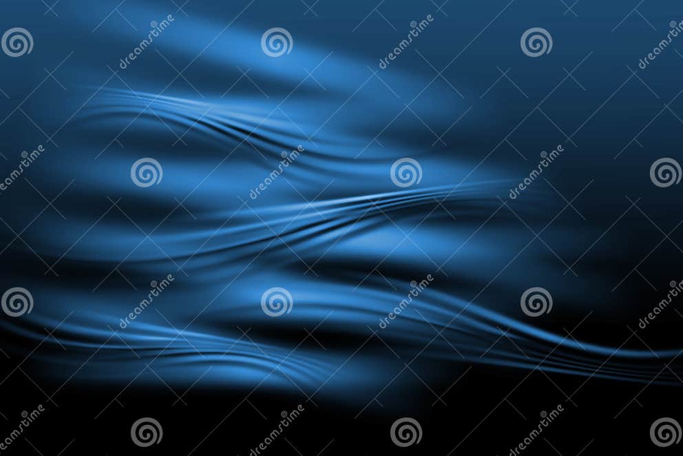Abstract Lines and Wavy Navy Blue Background Stock Illustration ...