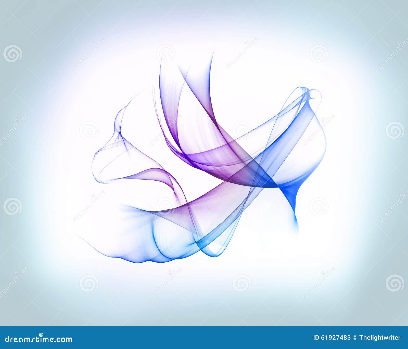 Abstract Lines on a White Background Stock Illustration - Illustration ...