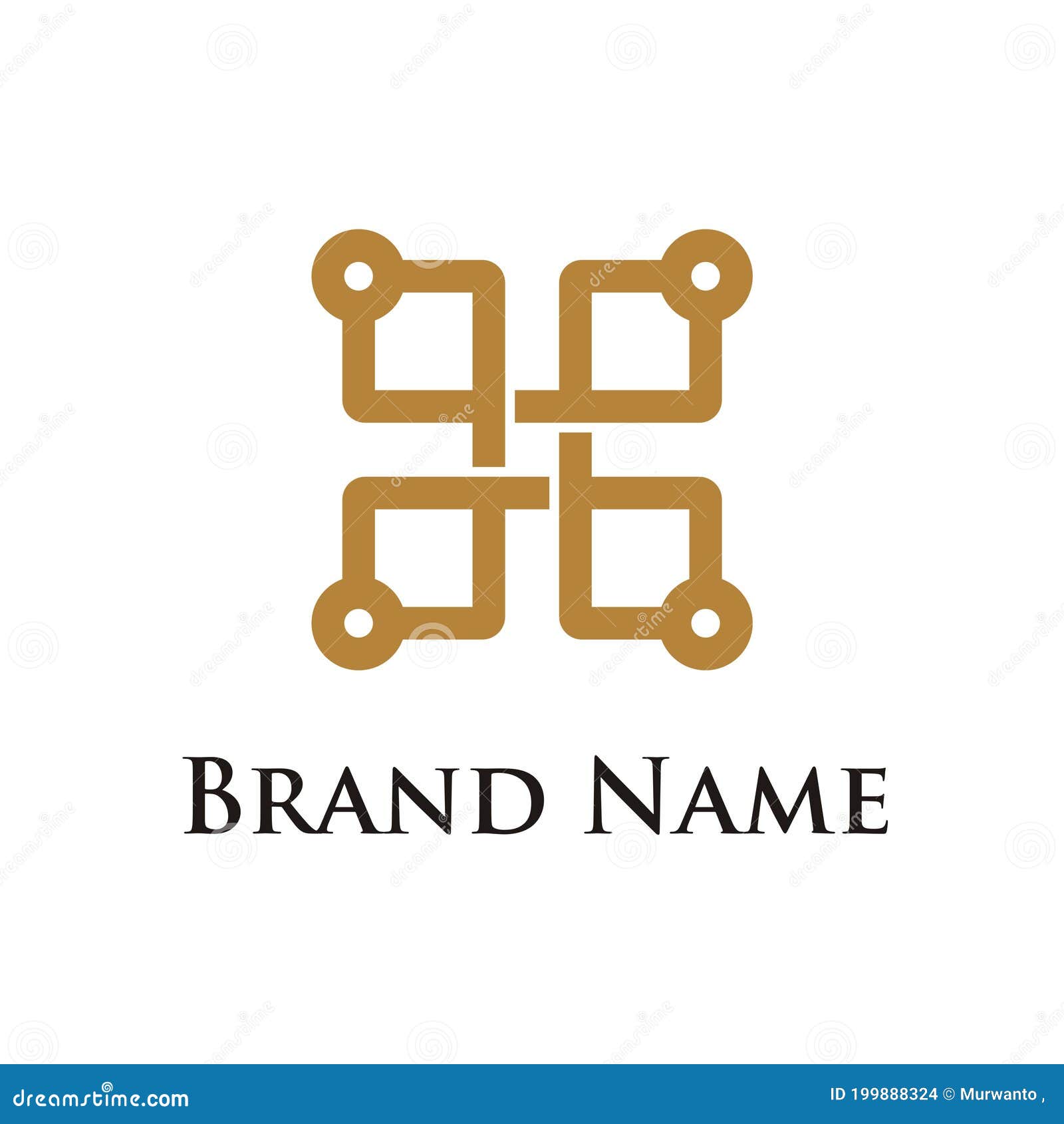 Link Logo Concept stock vector. Illustration of geometric - 199888324