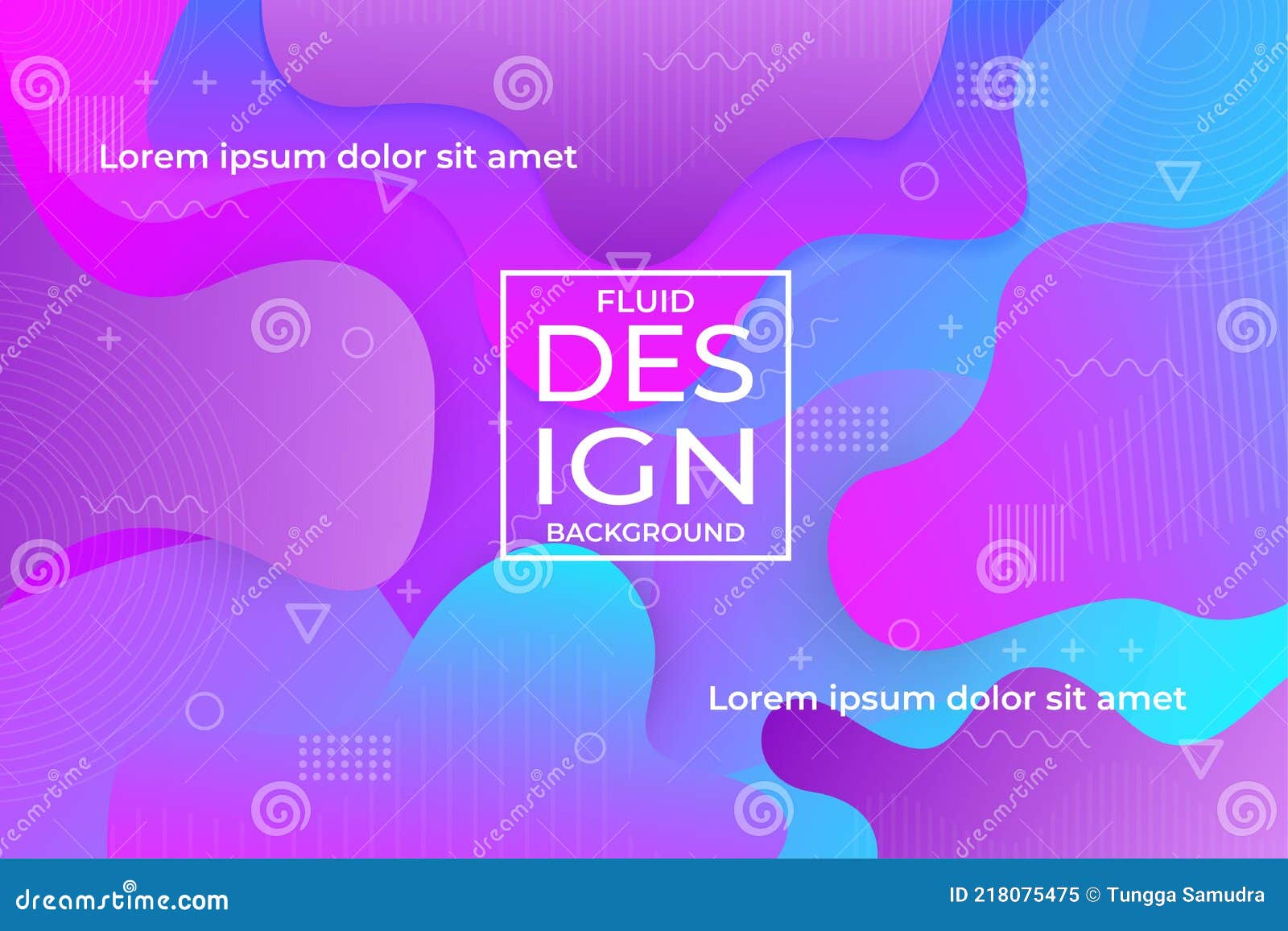 Colorful Fluid Abstract Background for Wallpaper Stock Vector ...