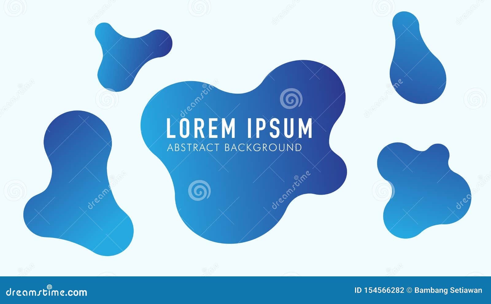 Abstract Liquid Background, Blue, White, Gradation Stock Vector ...