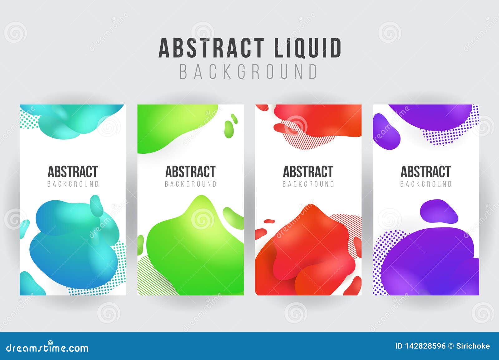 Abstract Liquid Banner Background Template Stock Vector - Illustration ...