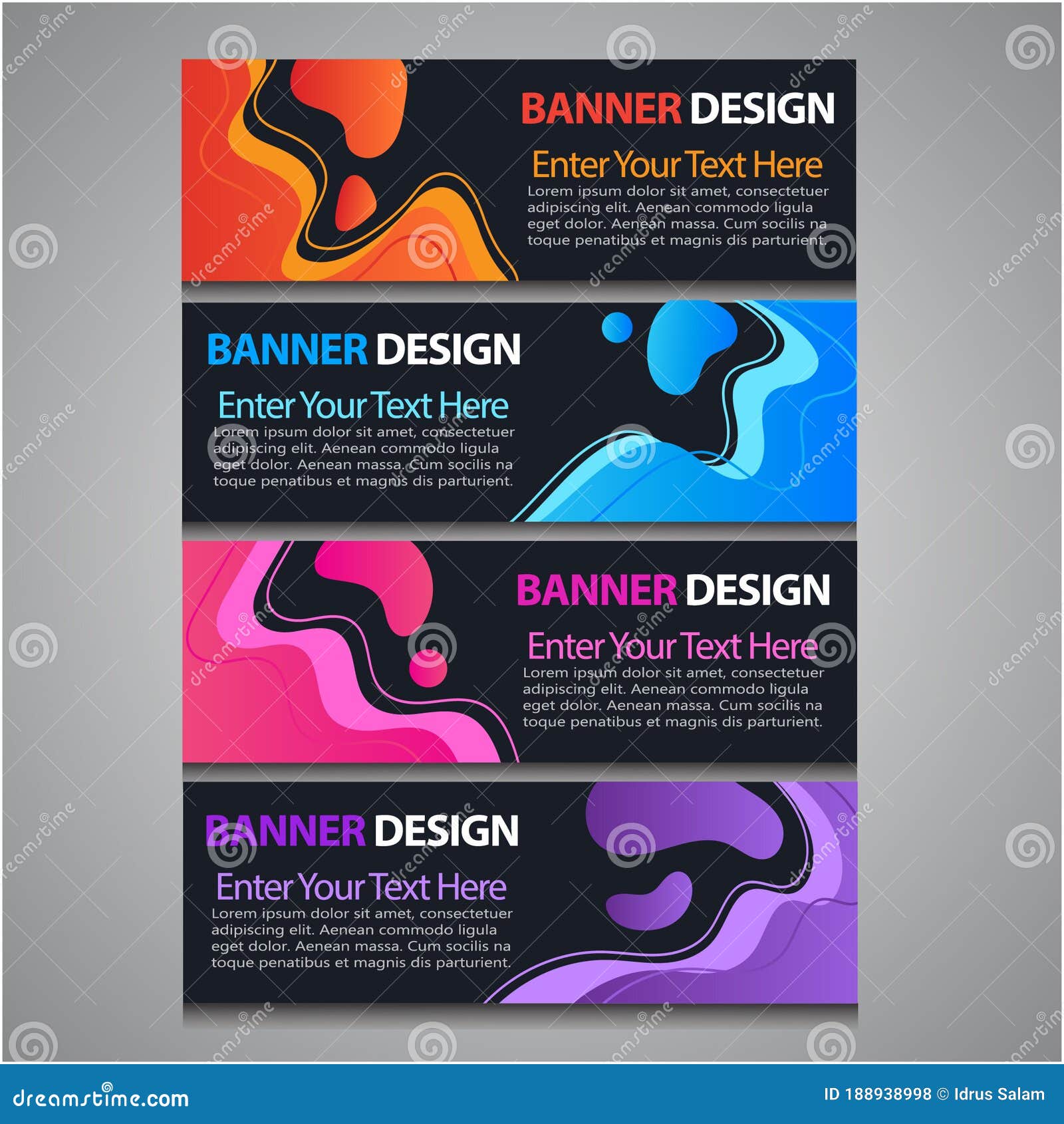 Abstract Liquid Banner Template, Gradient Color, Advertising, Footer ... Abstract Liquid Banner Template, Gradient Color, Advertising, Footer ...