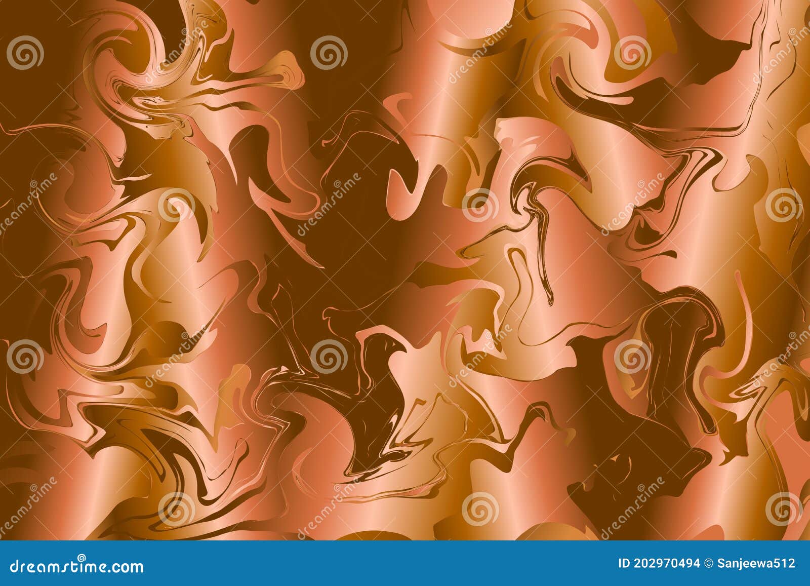 Abstract Liquid Chocolate Background Template Vector Stock Vector ...
