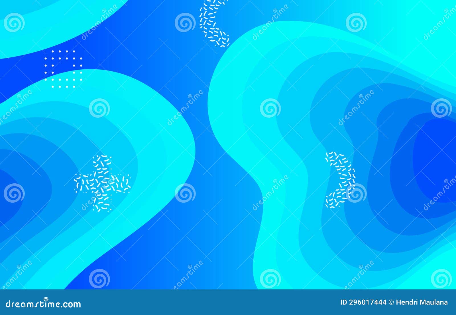 Abstract Liquid Color Background Design. Blue Elements with Fluid ...