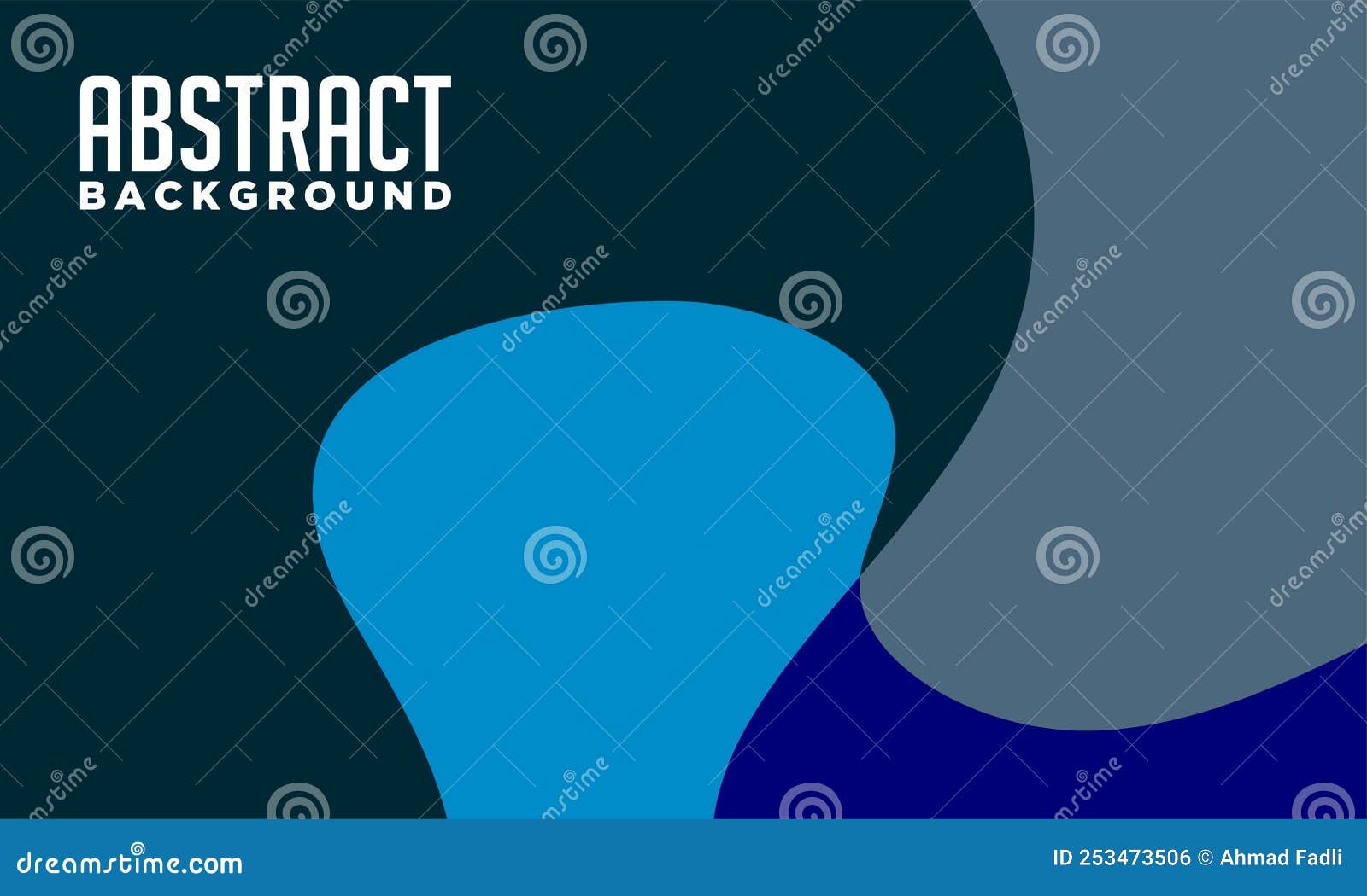 Abstract Liquid and Curvy Geometric Summer Background for Banner Stock ...