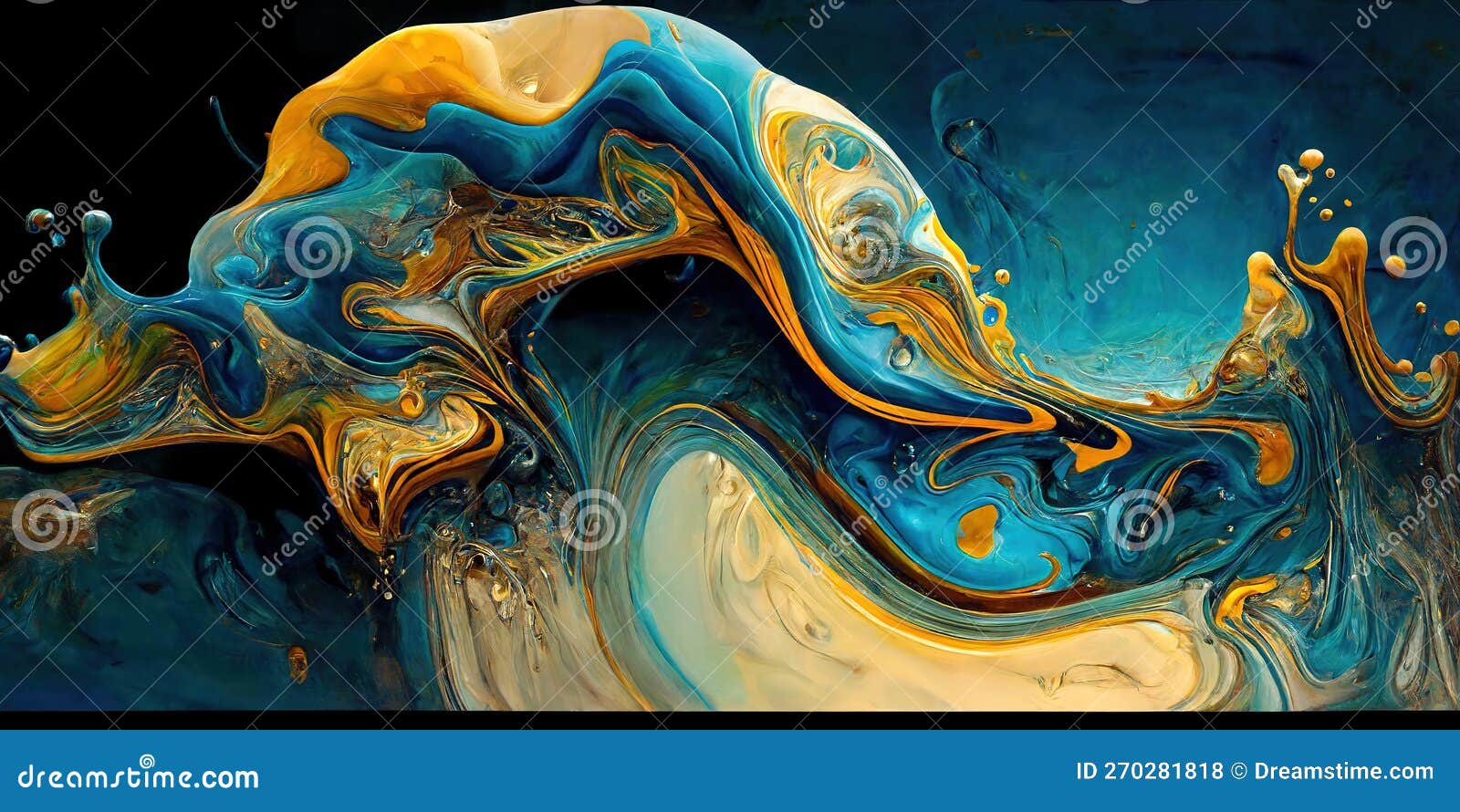 Abstract liquid graphics stock photo. Image of backdrop - 270281818