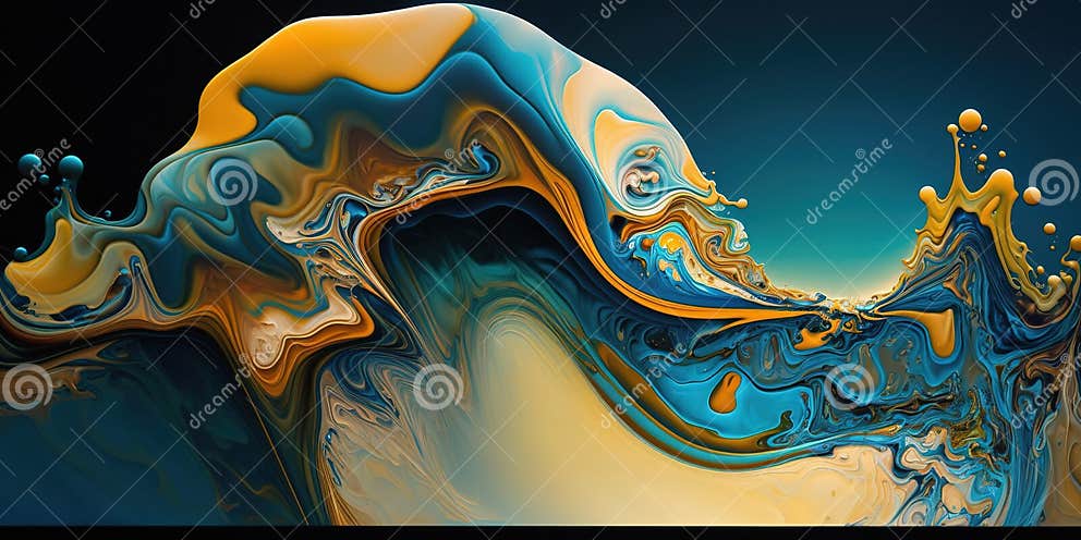 Abstract liquid graphics stock photo. Image of design - 270282928