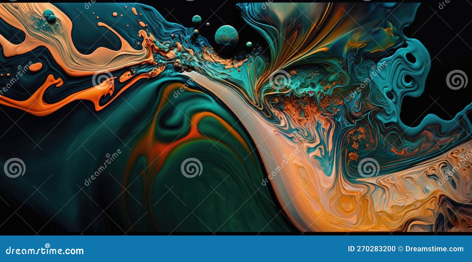 Abstract liquid graphics stock illustration. Illustration of paints ...