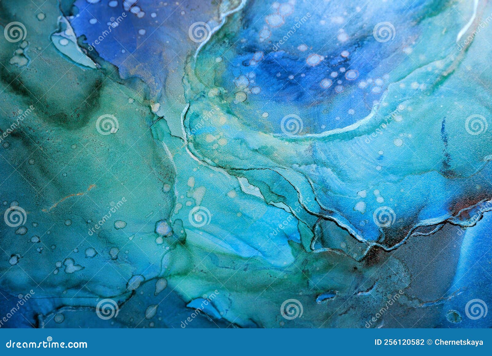 Abstract Liquid Ink Art Painting As Background, Closeup Stock Photo ...