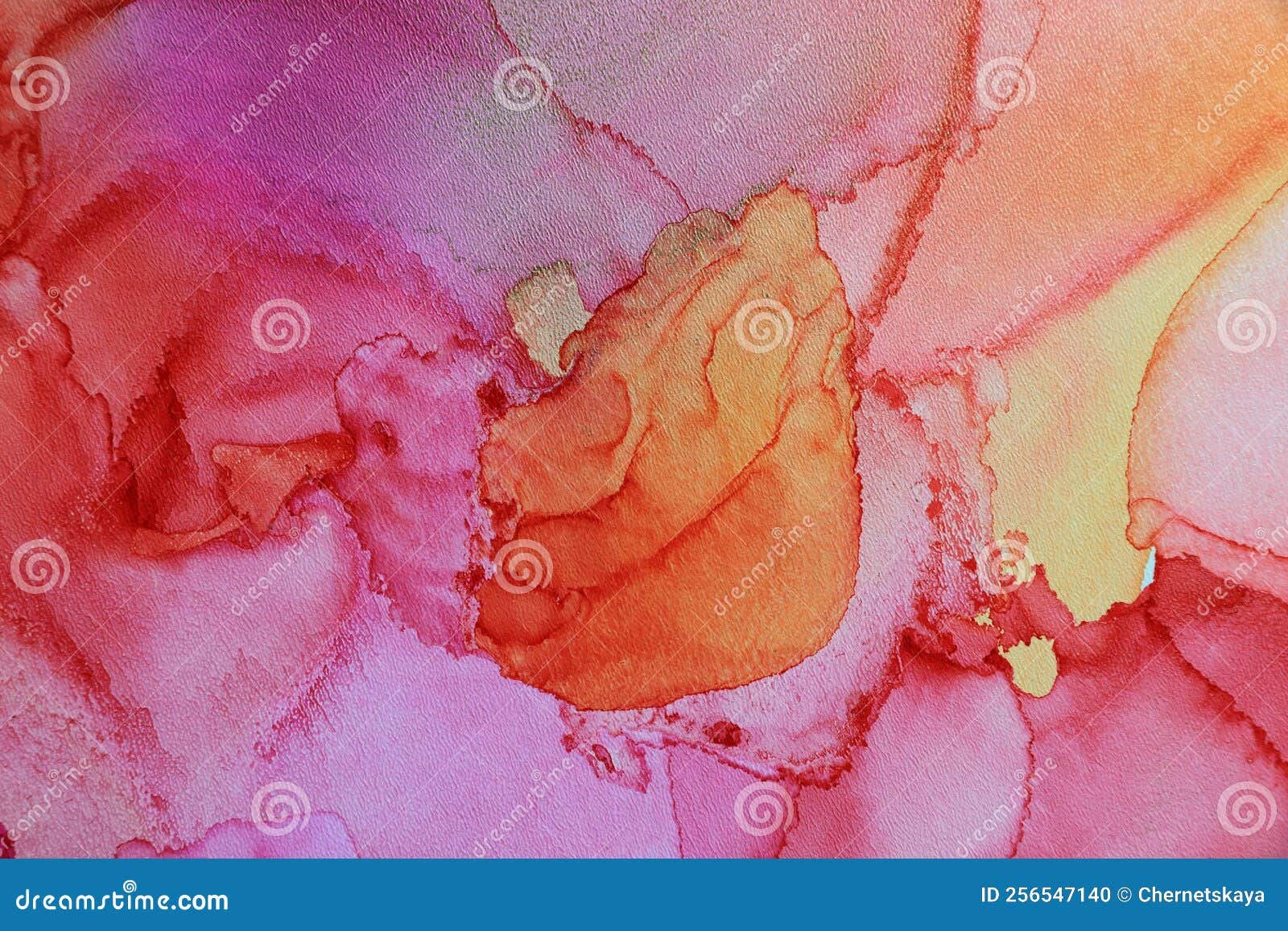 Abstract Liquid Ink Art Painting As Background, Top View Stock Photo ...