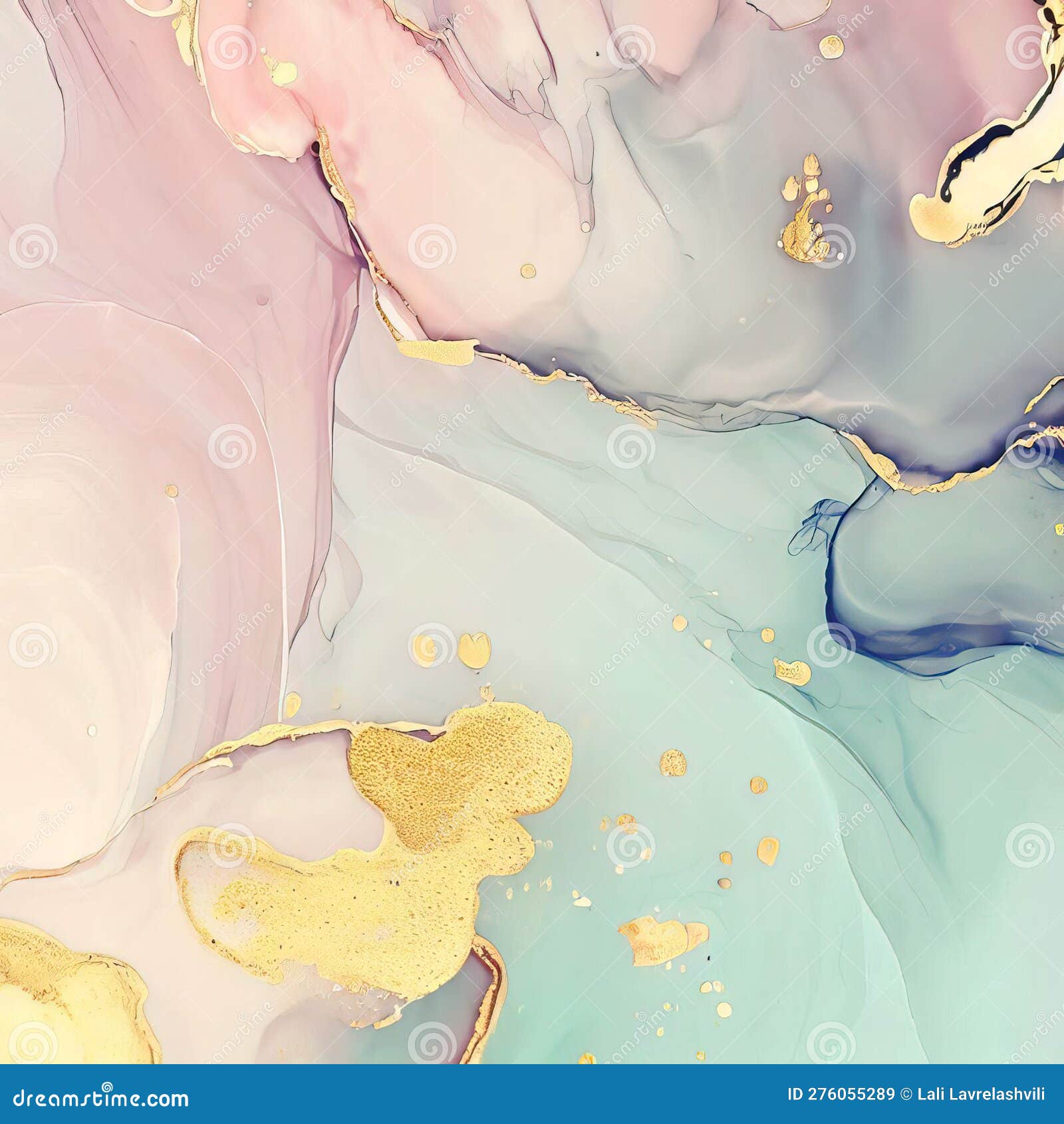 Abstract Liquid Ink Painting Background. Generative AI Stock ...