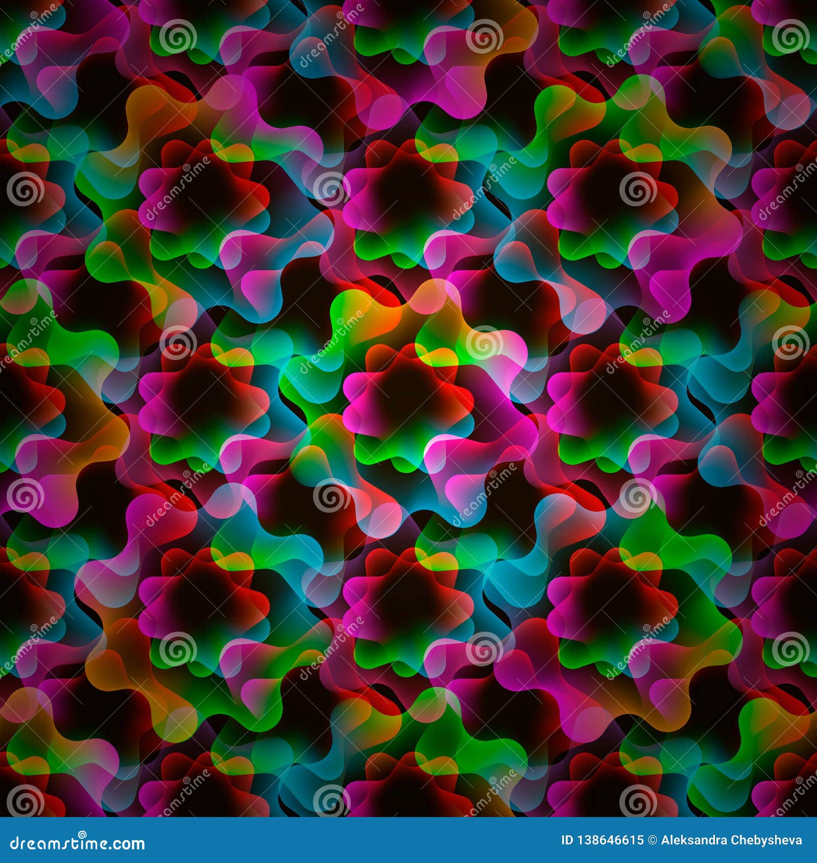 Abstract Liquid Lava Lamp Colorful Background Design Seamless Pattern ...