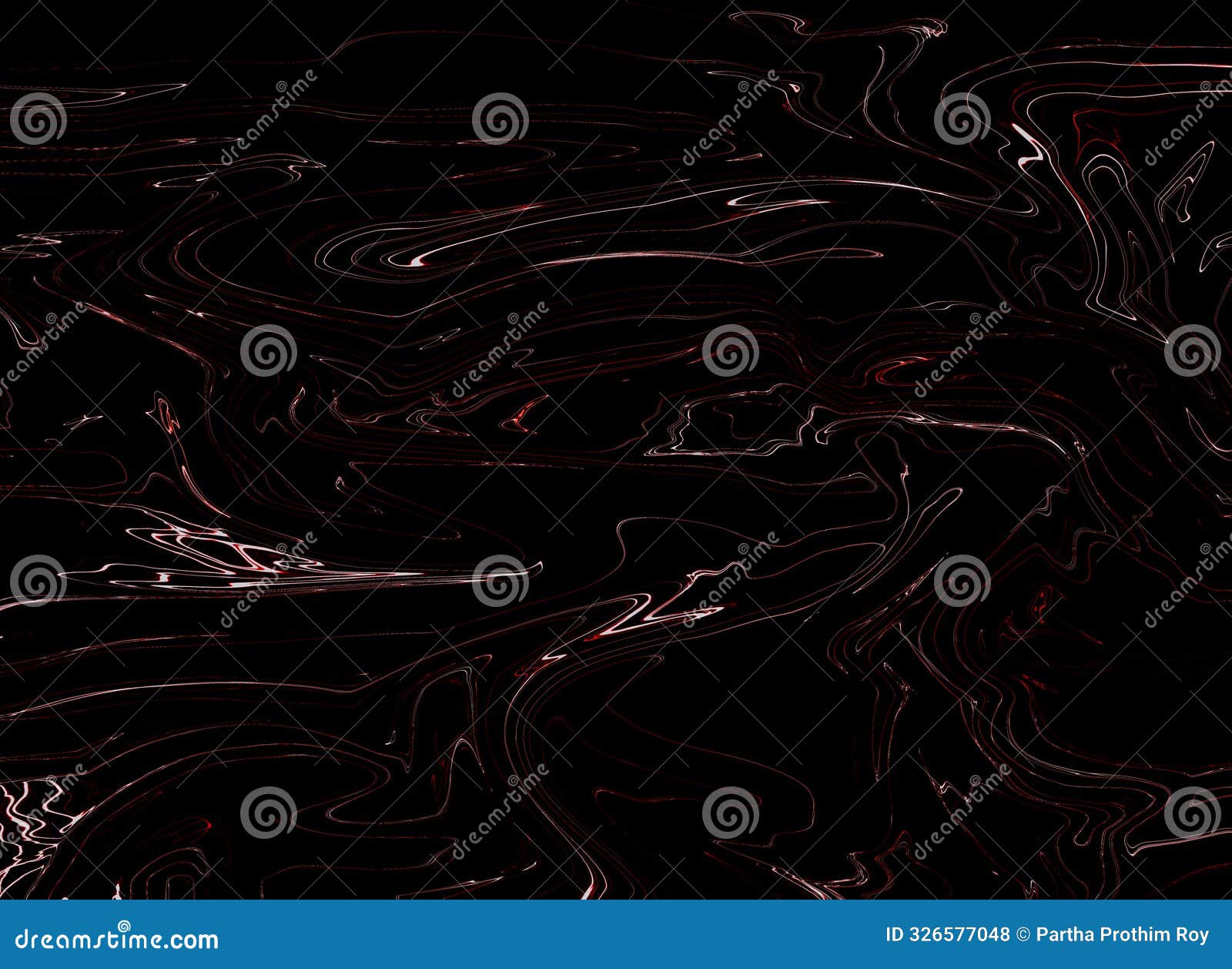 Abstract Liquid Marble Design with Red Details Dark Wallpaper Stock ...