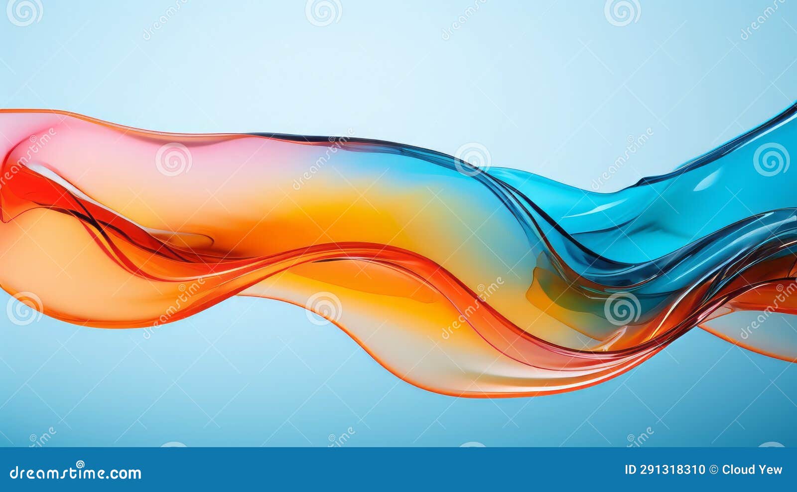 Abstract Liquid Motion stock illustration. Illustration of bright ...