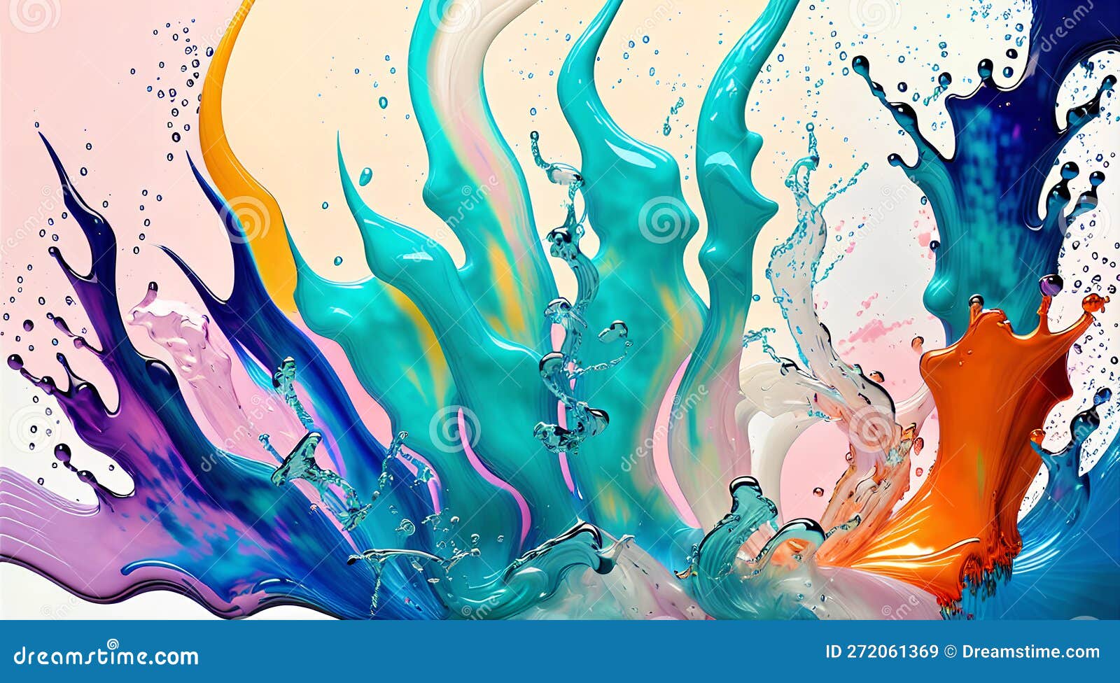 Abstract liquid 03 stock illustration. Illustration of brush - 272061369