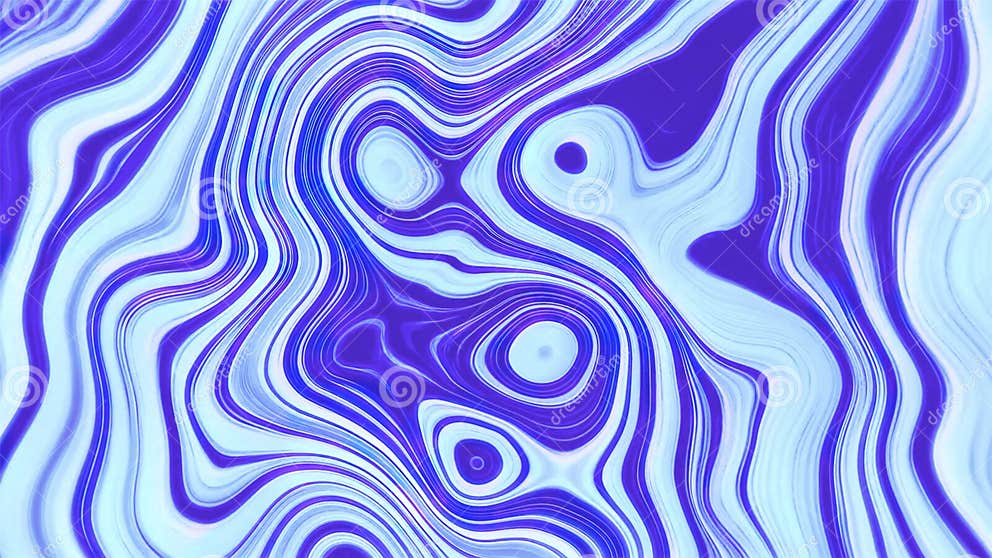 Abstract Liquid Patterns, Flowing Fluid Shapes. Motion. Flowing Liquid ...