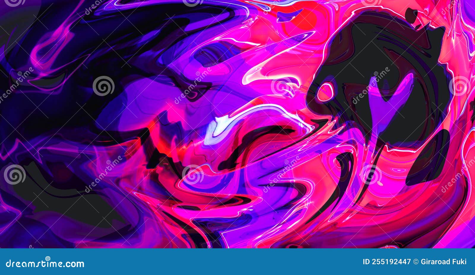 Abstract Liquid Purple Andand Dark Background Stock Illustration ...