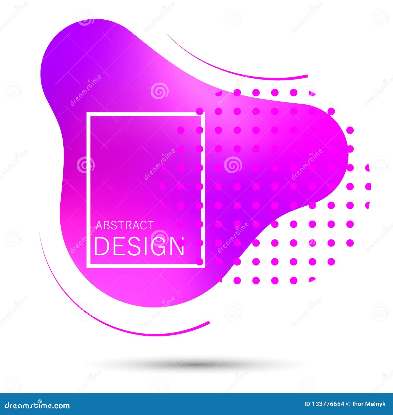 Abstract Liquid Shape Gradient. Stock Vector - Illustration of design ...