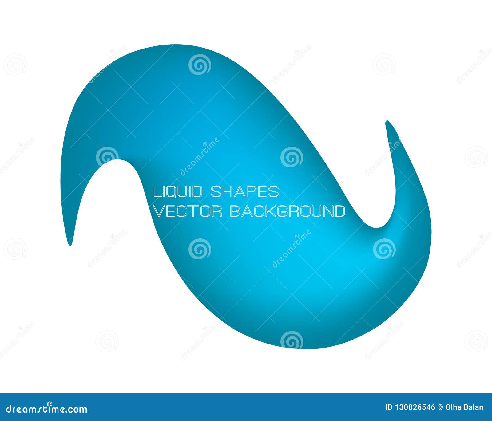 Abstract Liquid Shape stock vector. Illustration of beautiful - 130826546