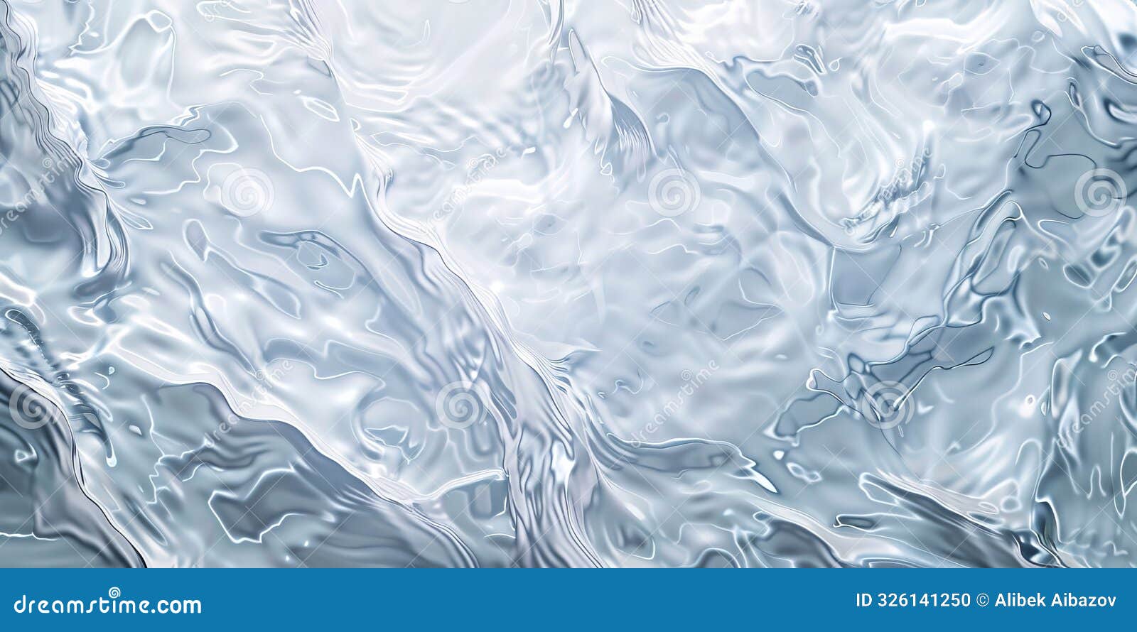 Abstract Liquid Water Background Texture with Modern Wave Patterns ...