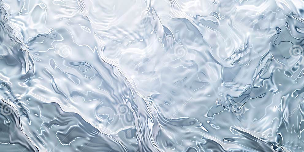 Abstract Liquid Water Background Texture with Modern Wave Patterns ...