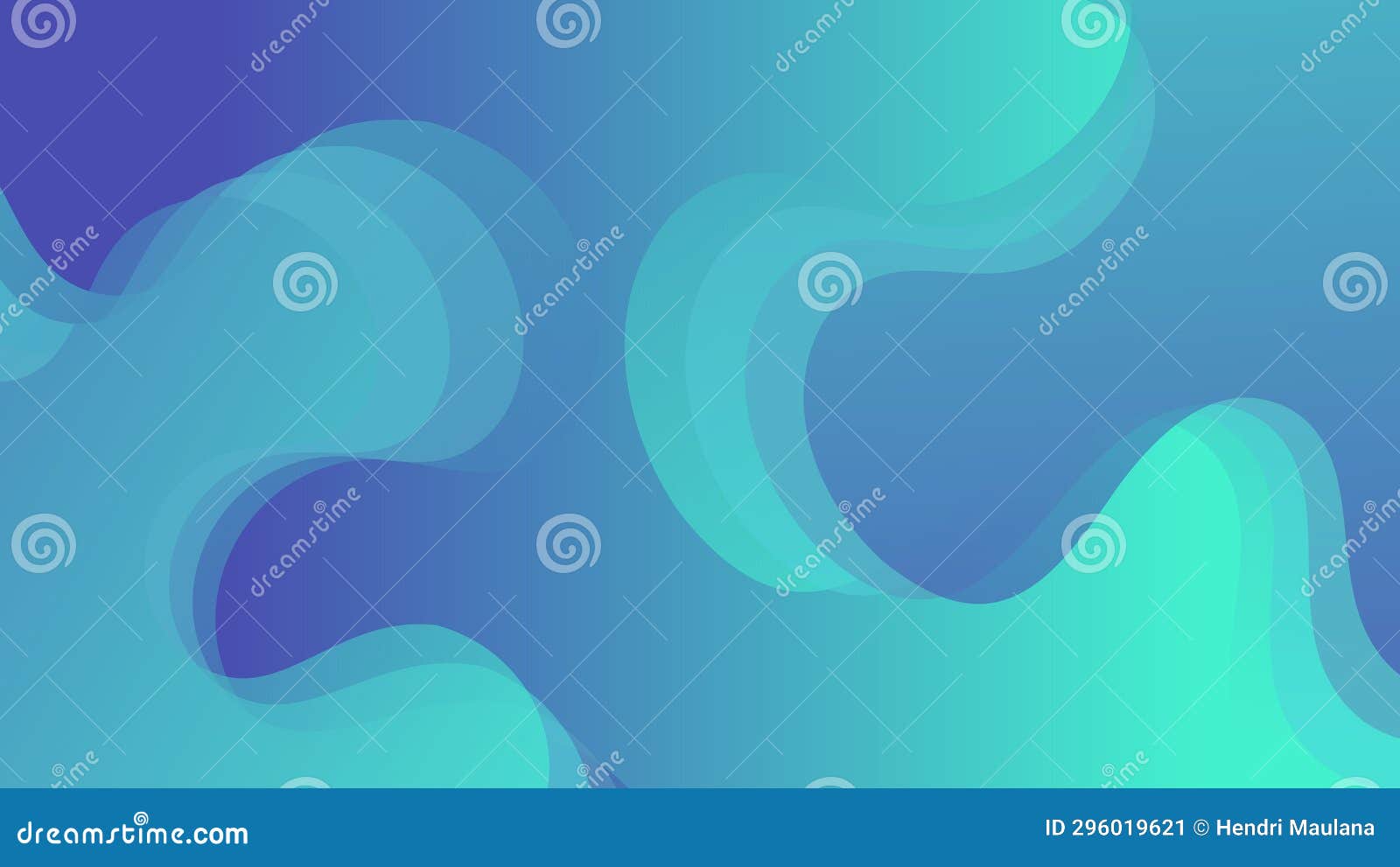 Abstract Liquid Wave Background with Blue Color Background Stock Vector ...