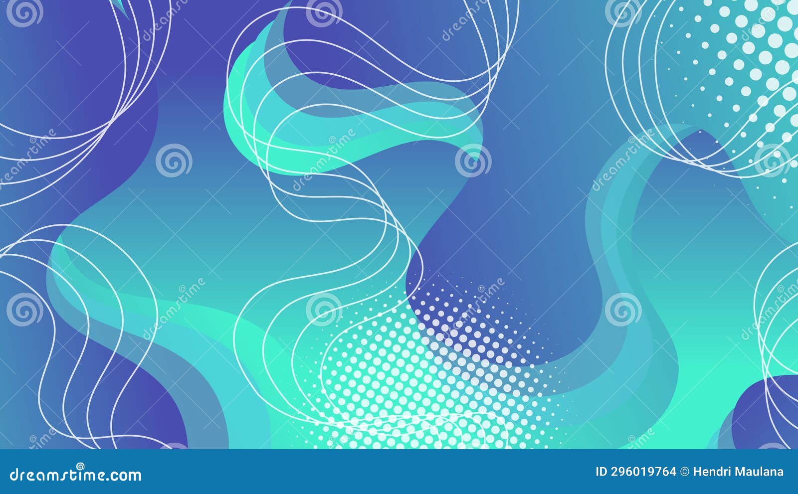 Abstract Liquid Wave Background with Blue Color Background Stock ...