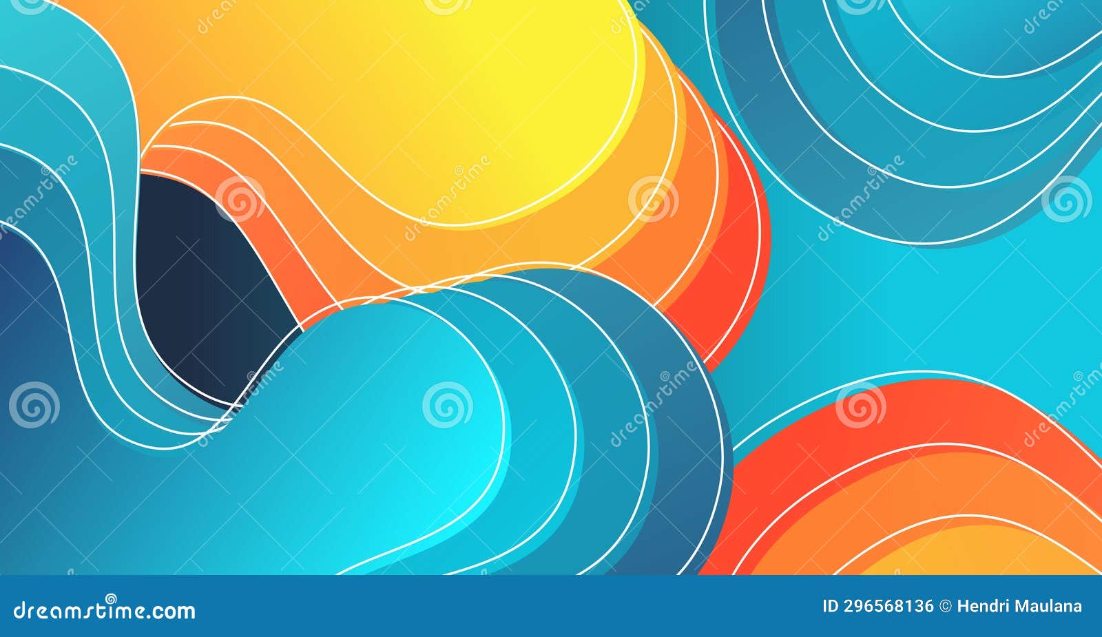Abstract Liquid Wave Background with Colorful Background Stock ...