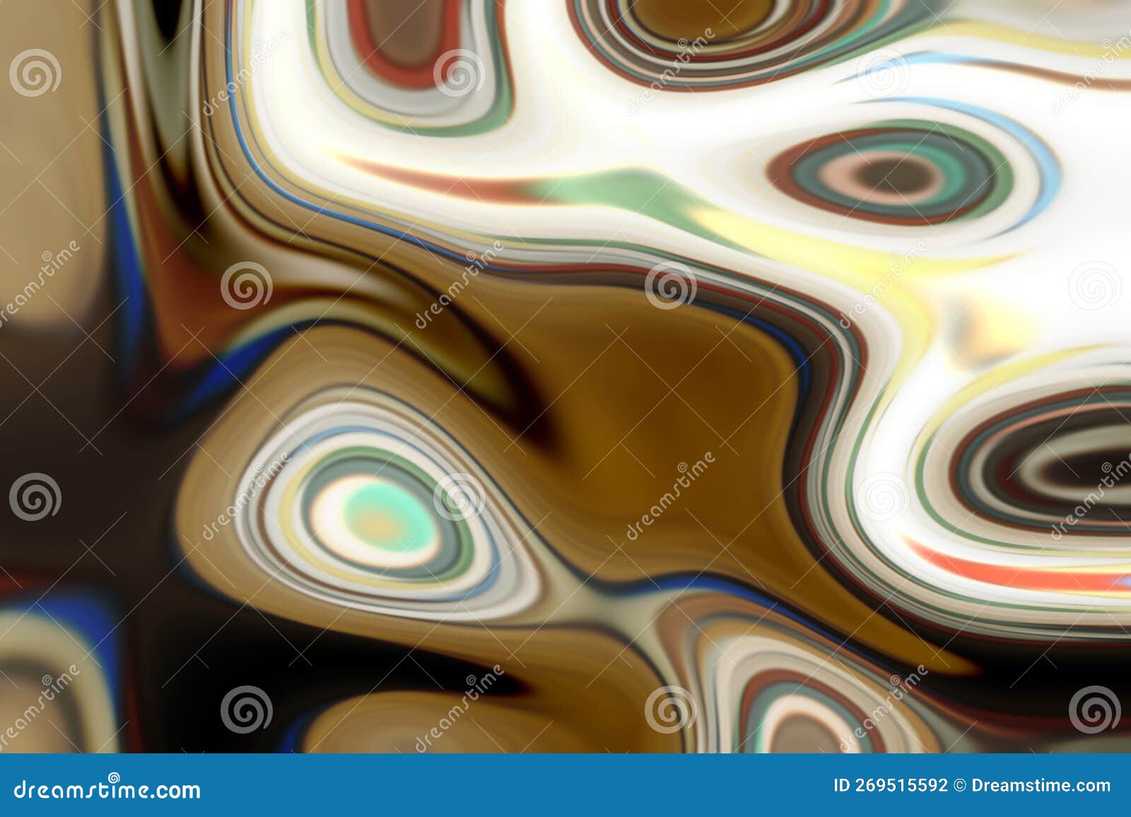 Abstract Liquid Wave Background, Flowing Liquid Stock Illustration ...
