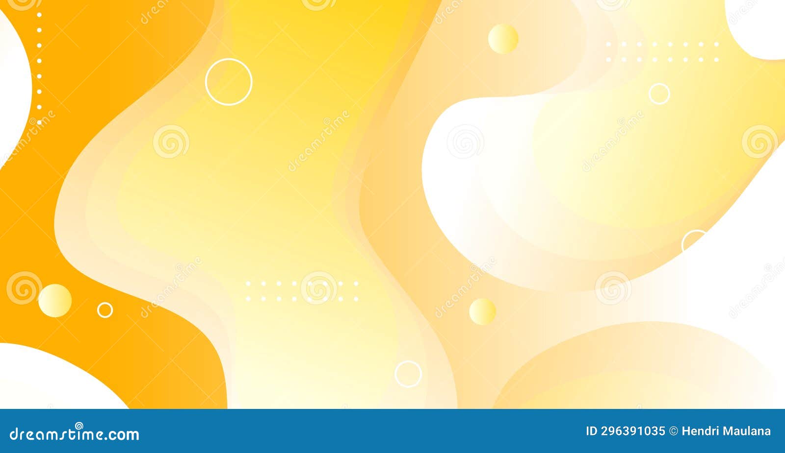 Abstract Liquid Wave Background with Yellow and White Gradient Color ...