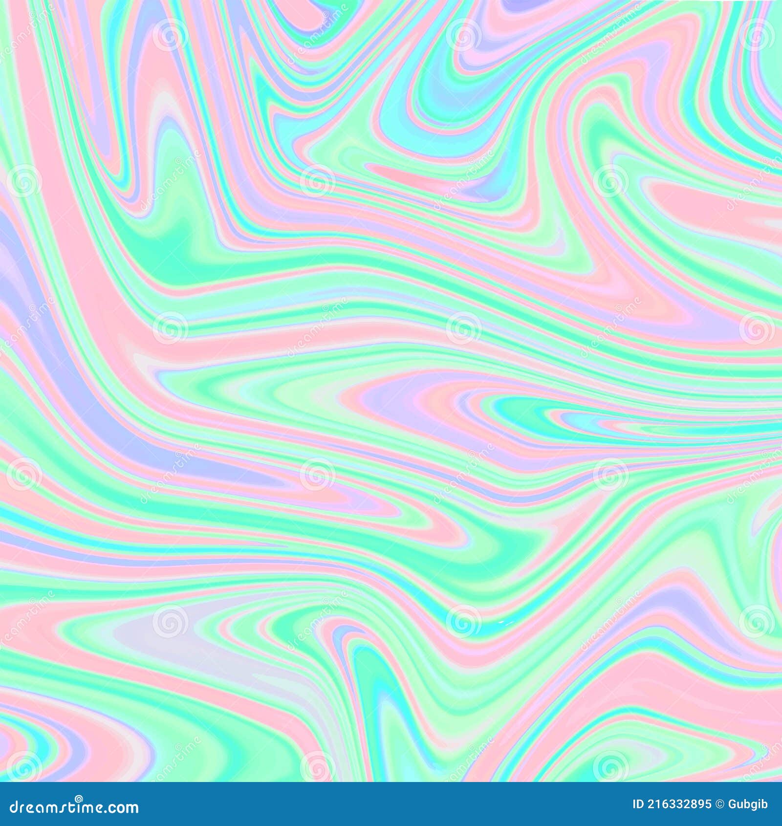 Abstract Liquify Effect Background with Colorful Pattern Stock Vector ...