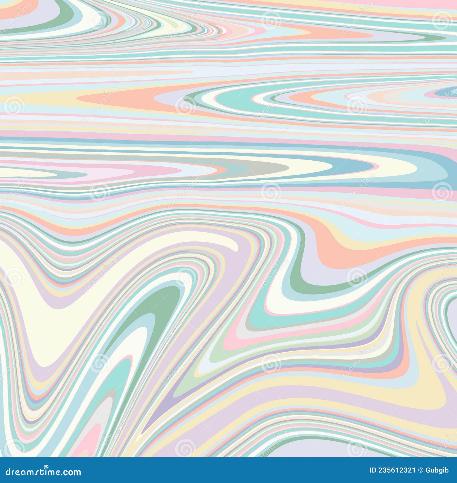 Abstract Liquify Effect Background with Colorful Patterns Stock Vector ...