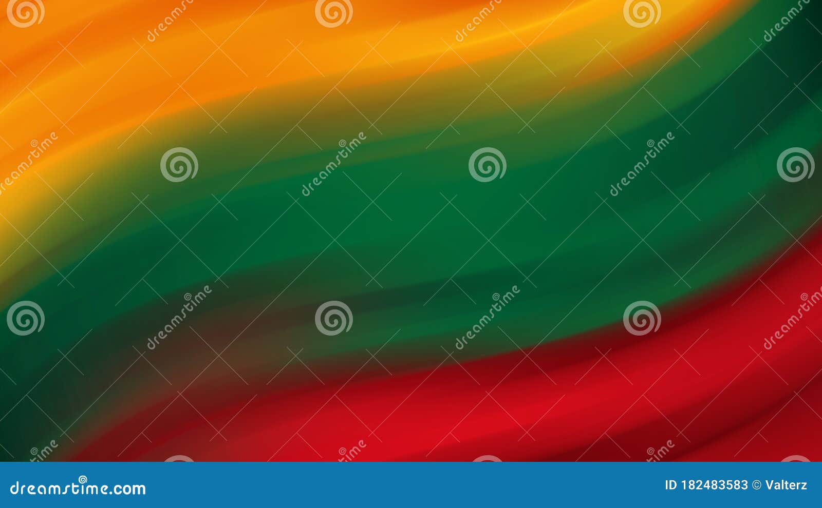 Abstract Lithuania National Flag. Flag of Lithuania Stock Illustration ...
